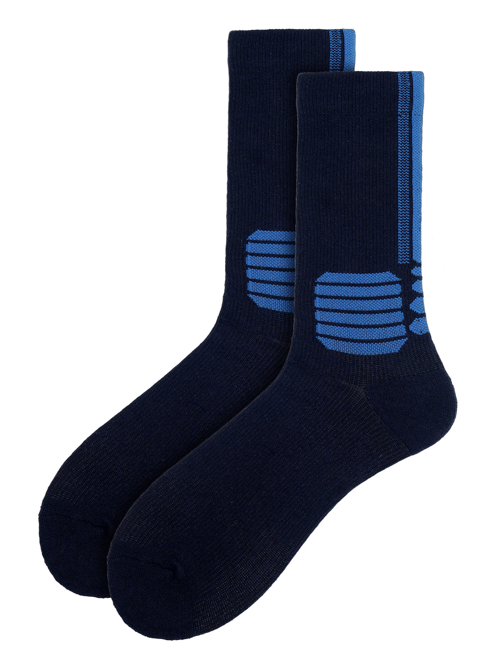 Navy Blue Socks | Blue compression Socks for Men | Crew socks